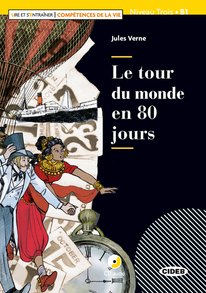 Le tour du monde en 80 jours - B1 - 9788853017260 - Bay Language Books