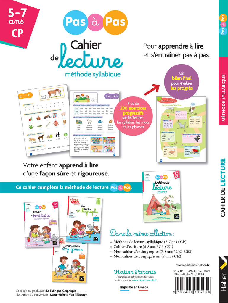 Cahier de lecture méthode syllabique - Refonte 2025 - 9782401113558 ...