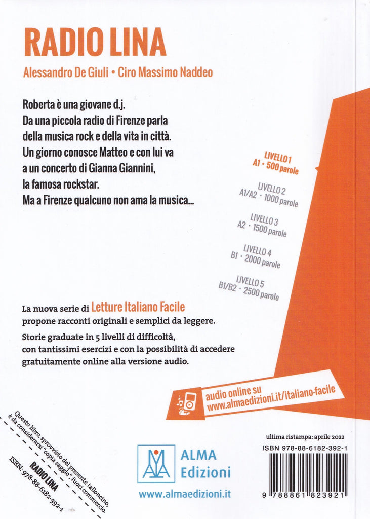 Radio Lina. Livello 1 A1 + MP3 audio - Nuova edizione - 9788861823921 - Bay Language Books