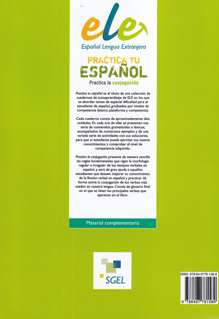 Practica la conjugación - 9788497781589 - Bay Language Books