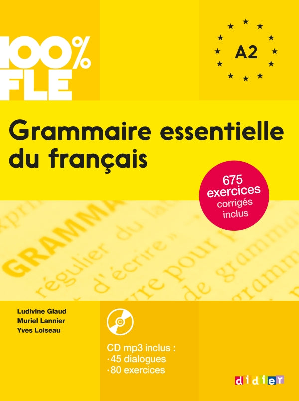 100% FLE - Grammaire essentielle du français A2 + CD - 9782278081028 ...