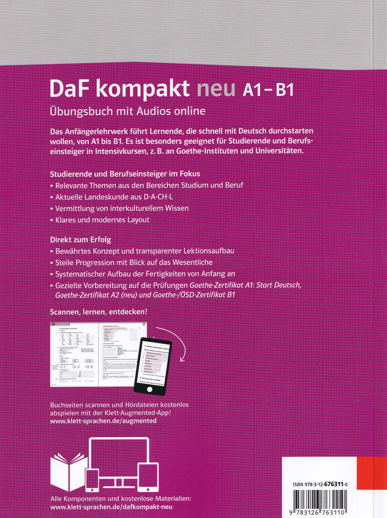 DaF kompakt neu A1-B1 - 9783126763110 - Bay Language Books