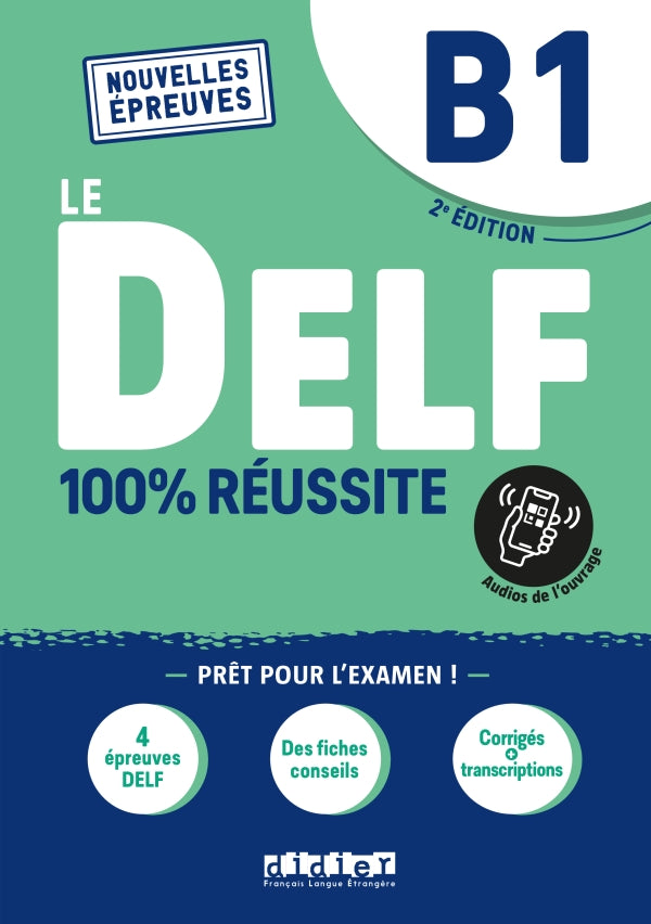 Le DELF B1 100% Réussite - Livre + didierfle.app - 9782278102532 - Bay ...