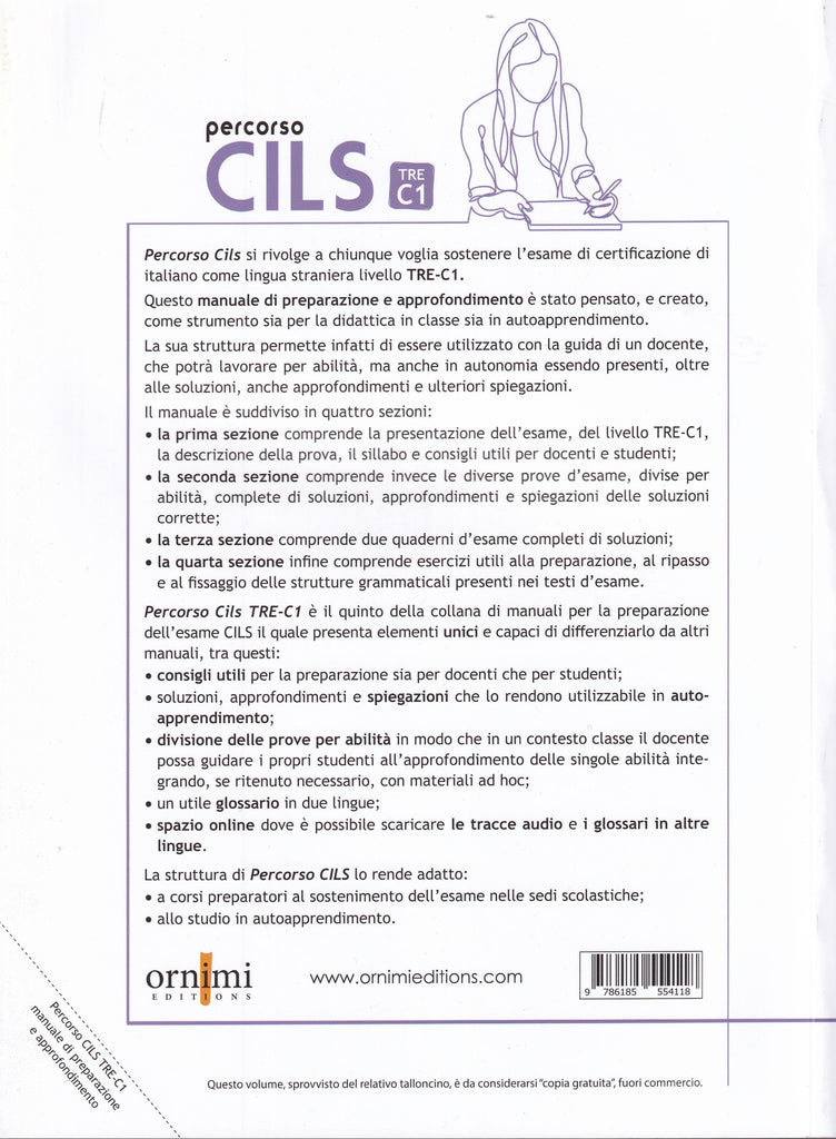 Percorso CILS TRE C1 - Test di preparazione + audio - 9786185554118 ...