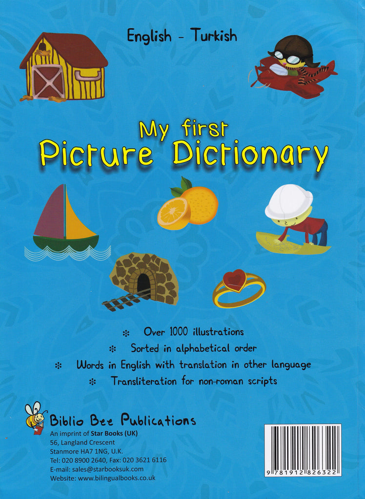 My First Picture Dictionary: English-Turkish - 9781912826322 - Bay ...