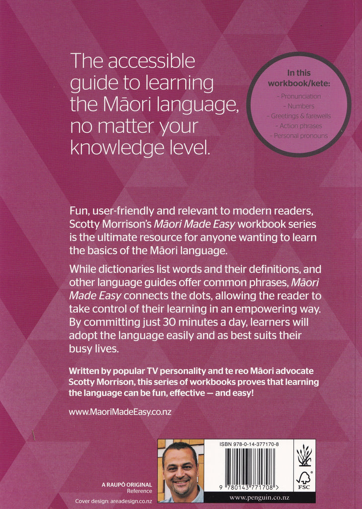 Maori Made Easy - Workbook 1 - Scotty Morrison - 9780143771708 - Bay ...