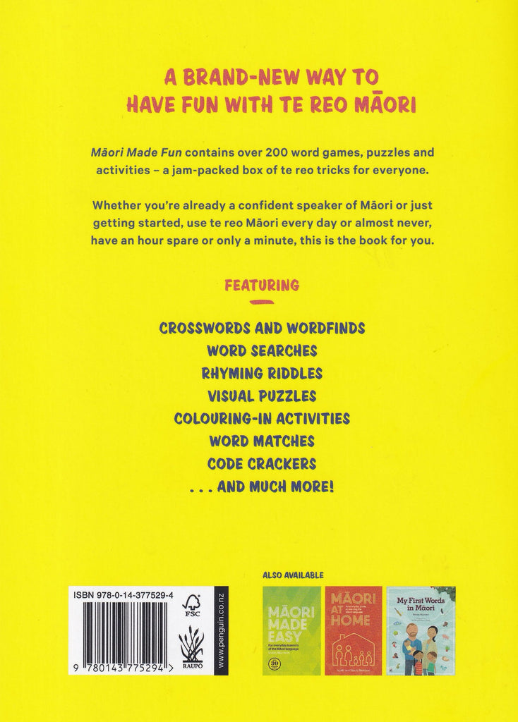 Maori Made Fun - Scotty Morrison - 9780143775294 - Bay Language Books